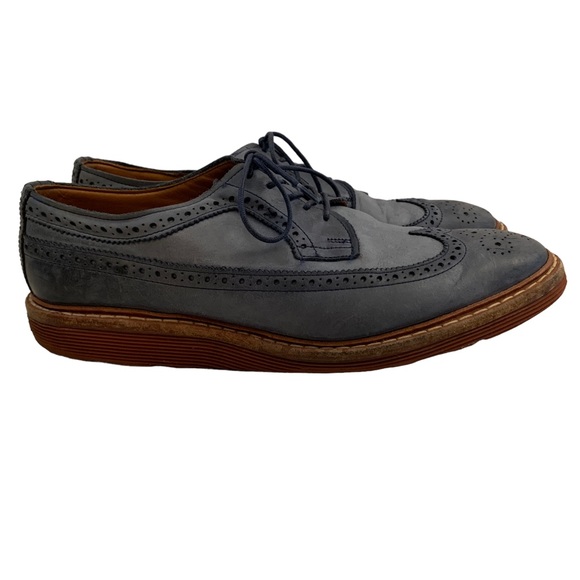 Allen Edmonds | Shoes | Allen Edmonds Shannon Drive Blue Leather Dress ...